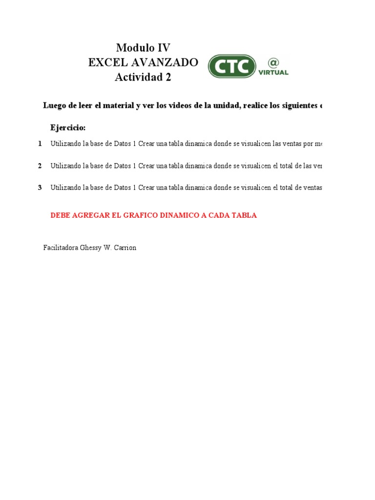 Actividad 2 - Modulo 4 | PDF