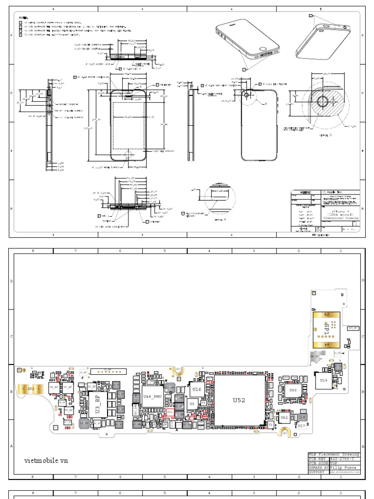 Iphone 4 CDMA Schematic - A1349 | PDF