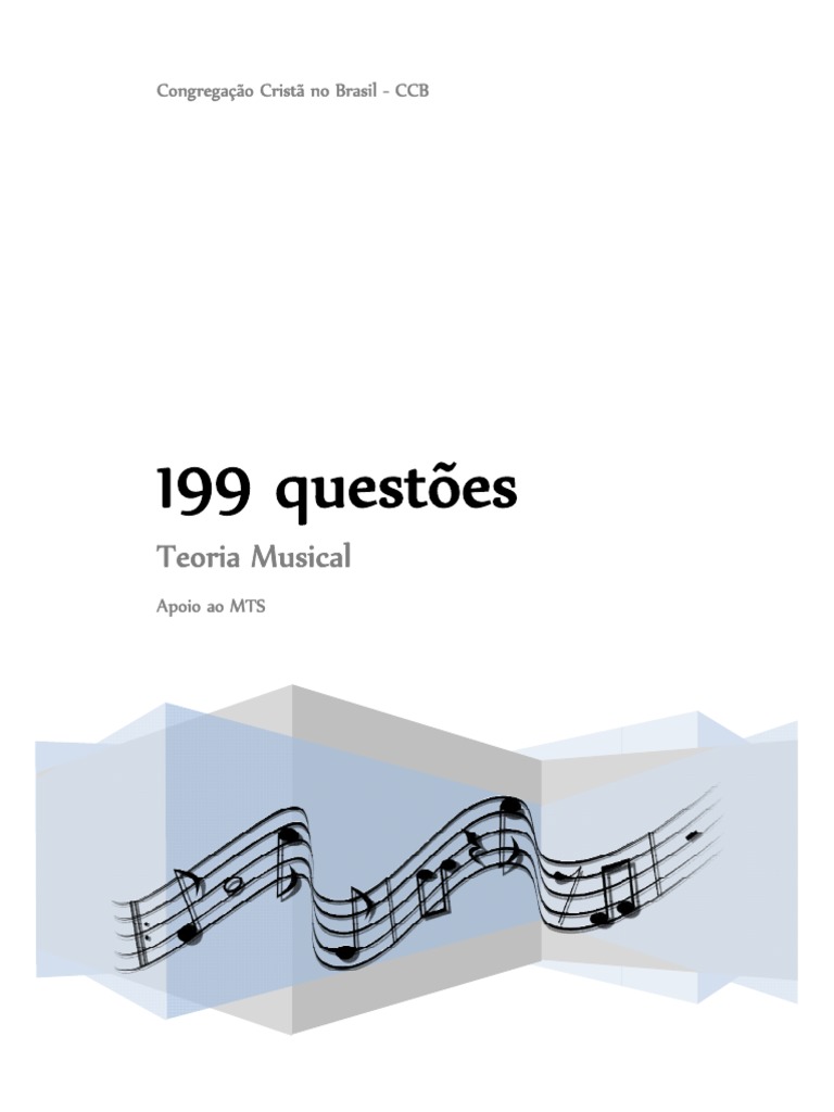 CCB Teoria Musical | PDF | Intervalo (música) | Escala (música)