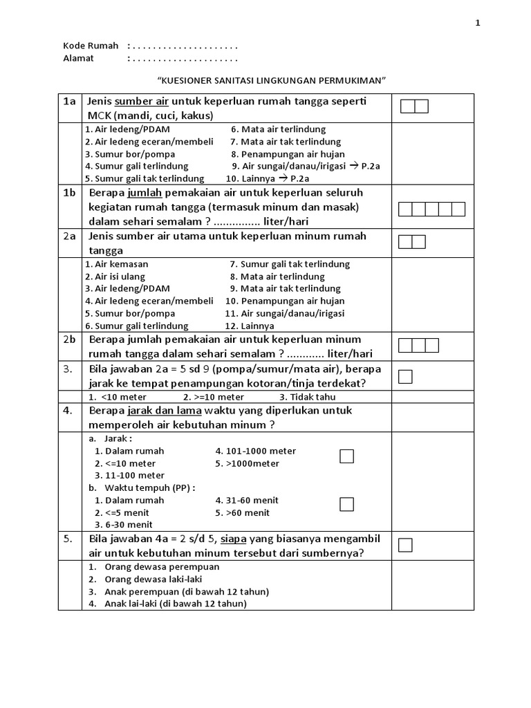 11-Kues Sanitasi Lingkungan | PDF