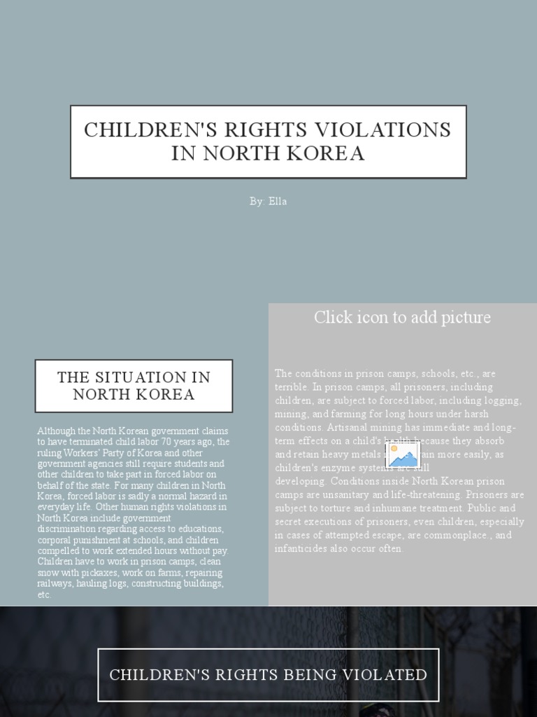 Childrens Rights in North Korea | PDF | Children's Rights | World Politics