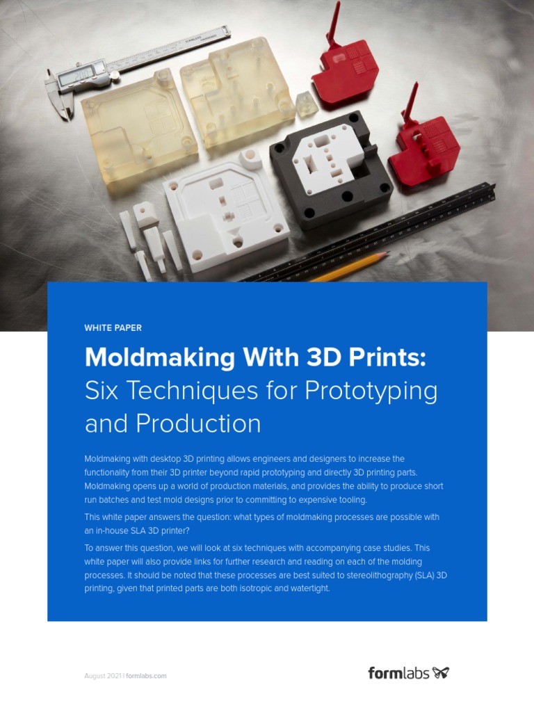 Moldmaking With 3D Prints:: Six Techniques For Prototyping and ...