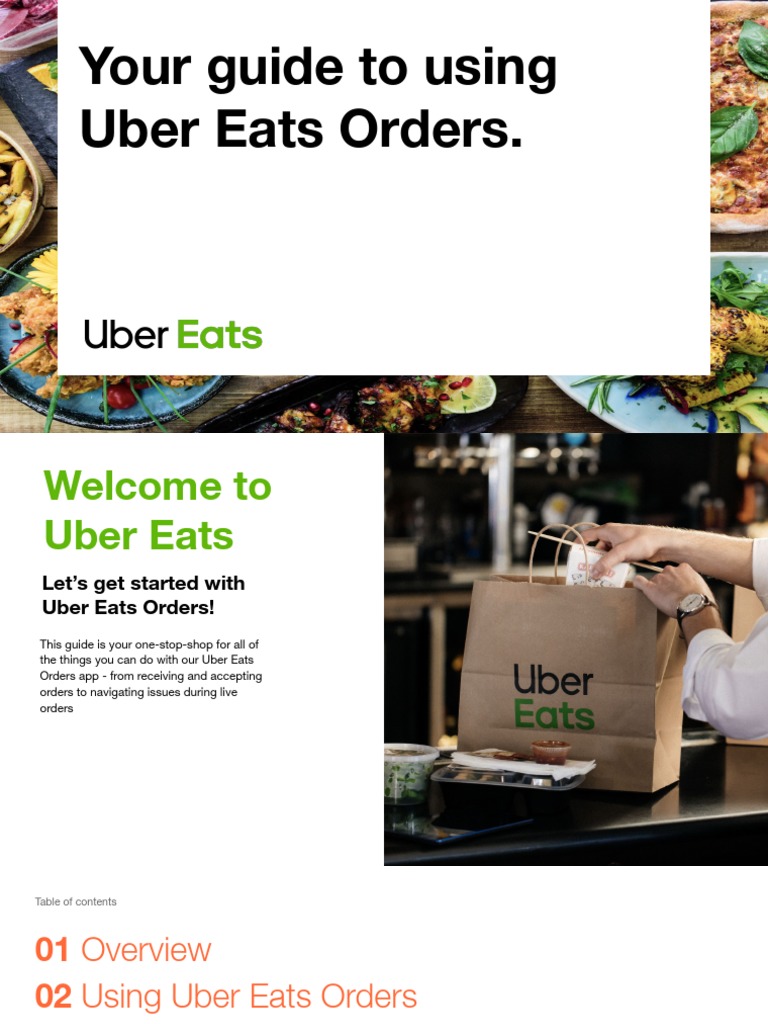 Uber Eats Tablet Setup Guide | PDF | Menu | Wi Fi