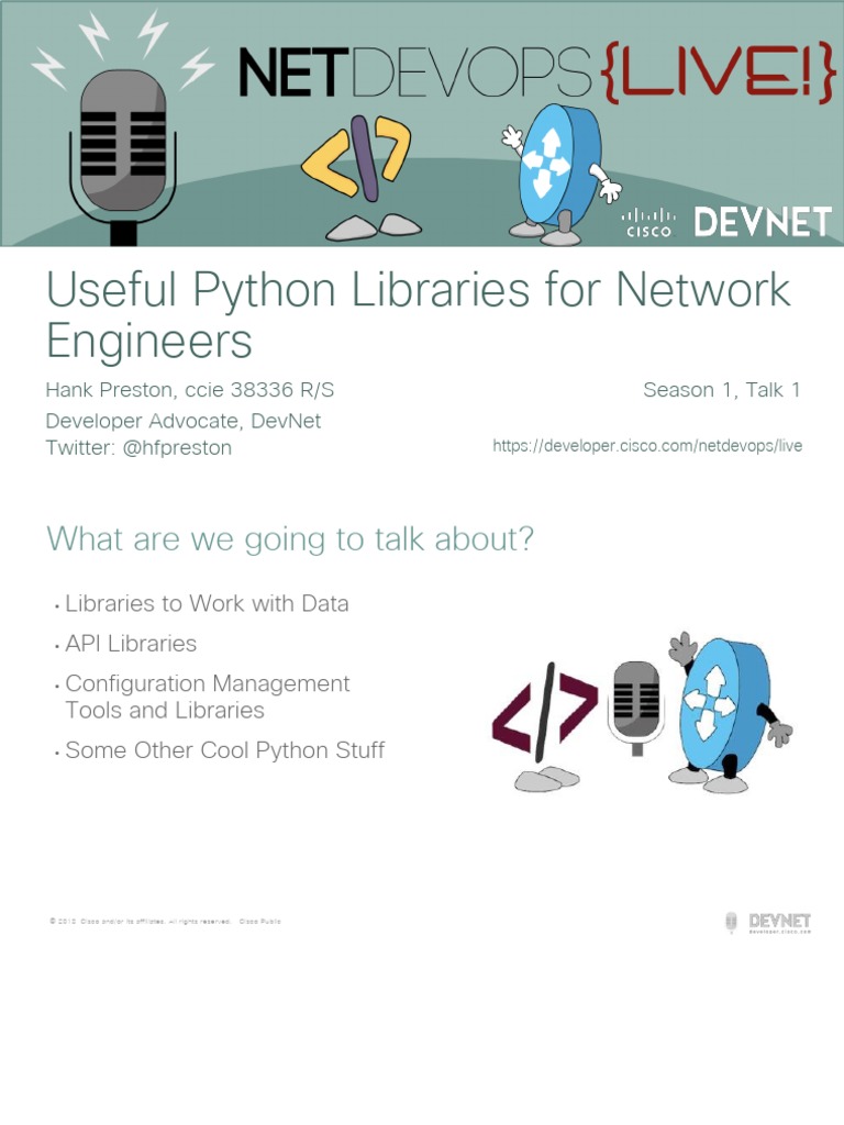 Useful Python Libraries For Network Engineers | PDF | Ip Address | Json