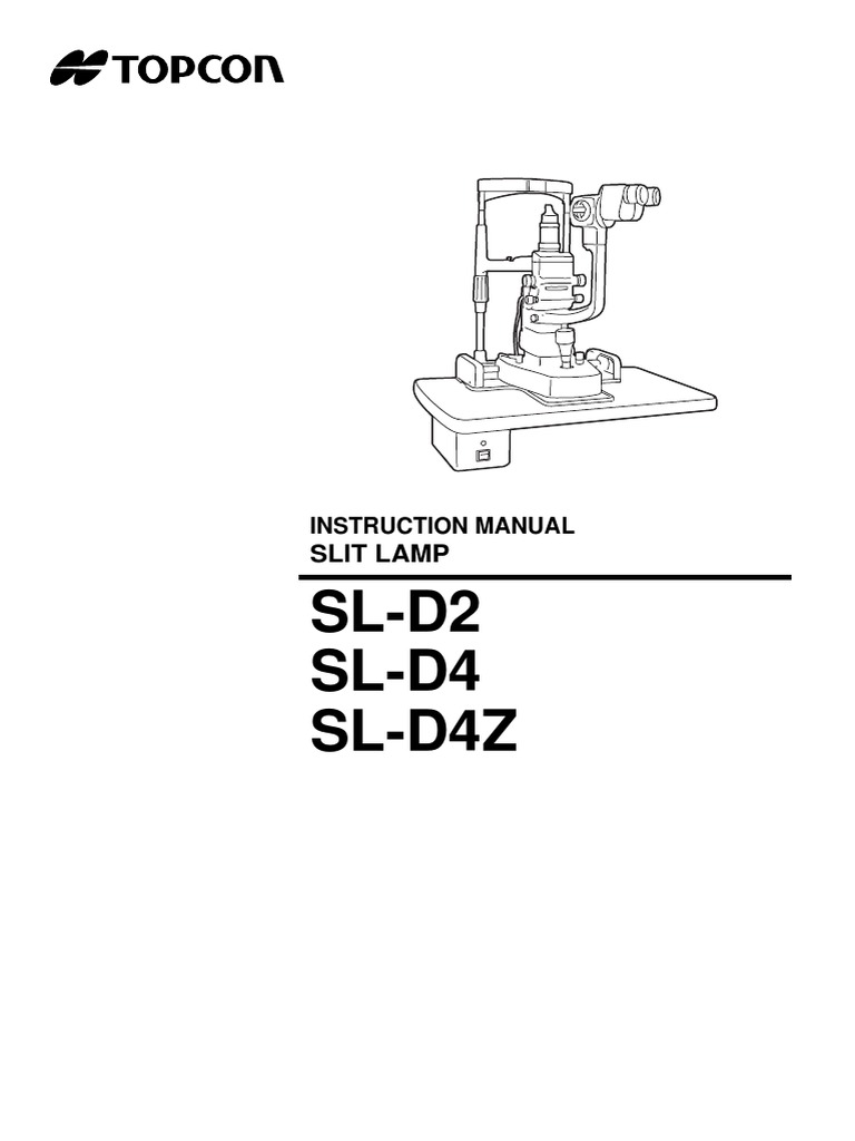 SL-D2 D4 InstructionManual | PDF | Screw | Electrical Connector