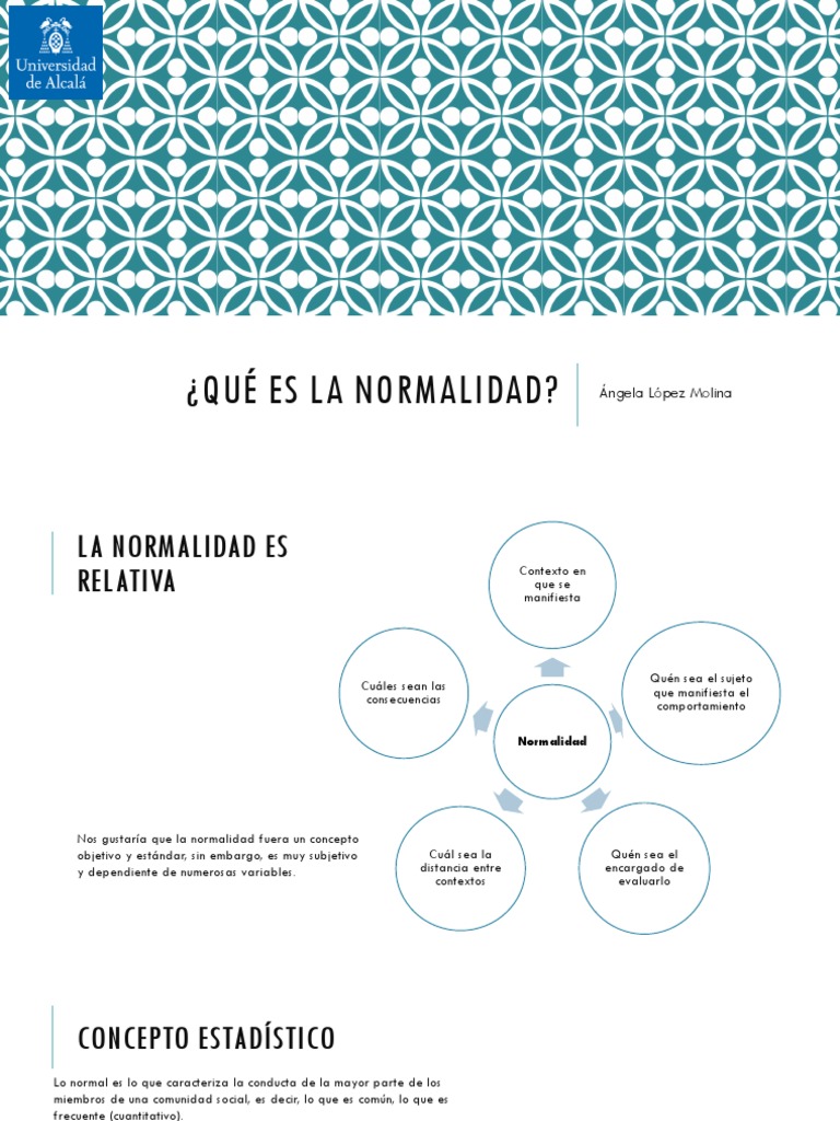 RETO 2 - Qué Es La Normalidad | PDF | Concepto | Comportamiento