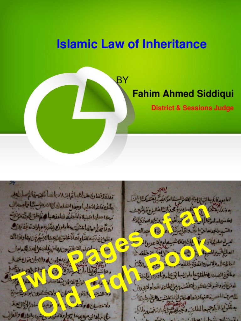 Islamic Law of Inheritance: Fahim Ahmed Siddiqui | PDF | Hadith | Muhammad