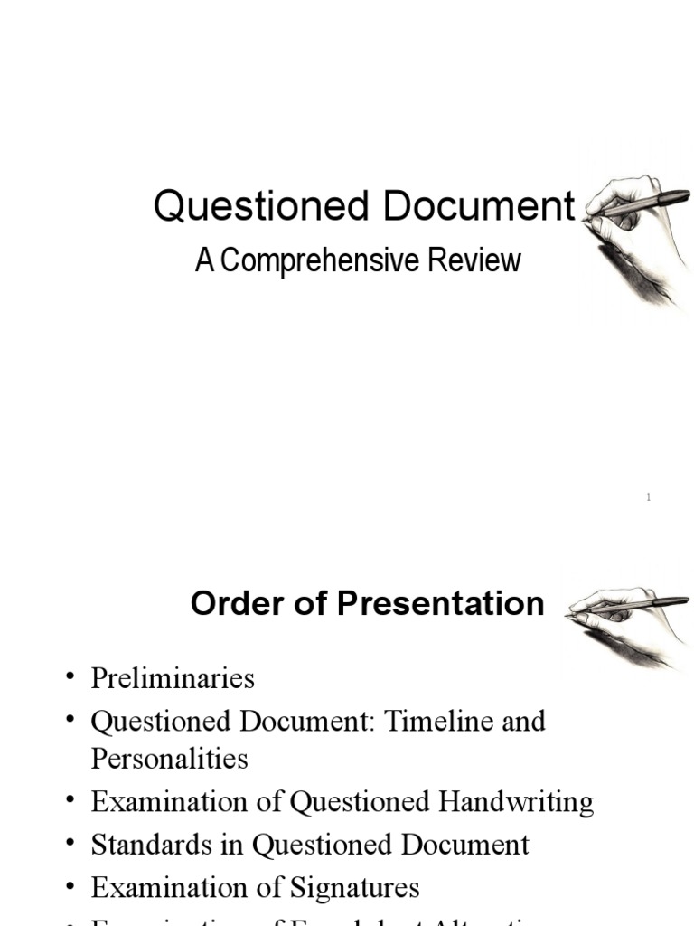Questioned Document For Student | PDF | Typewriter | Pen