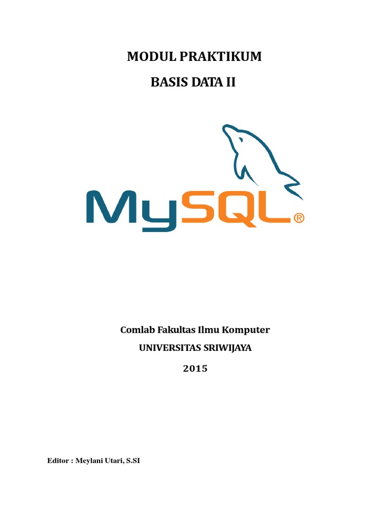 (PDF) Modul Praktikum Basis Data Ii | PDF
