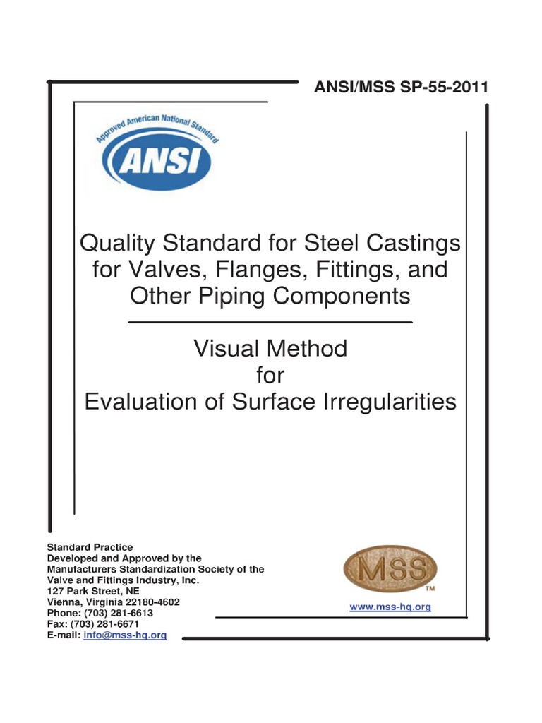 MSS SP-55 2011 | PDF