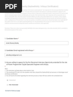 Infosys Resume Format | PDF | Customer Relationship Management | Computing