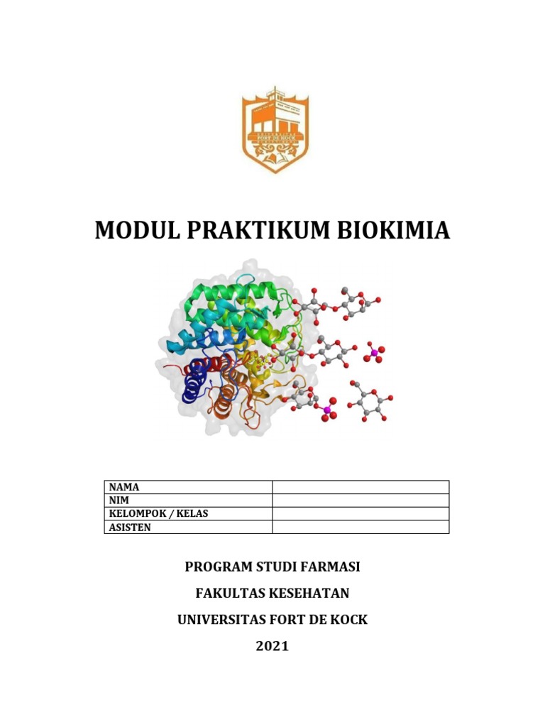 Modul Praktikum Biokimia 2021 Prodi Farmasi Ufdk | PDF