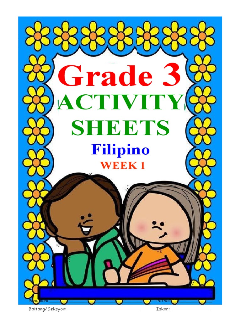 Filipino Worksheets | PDF