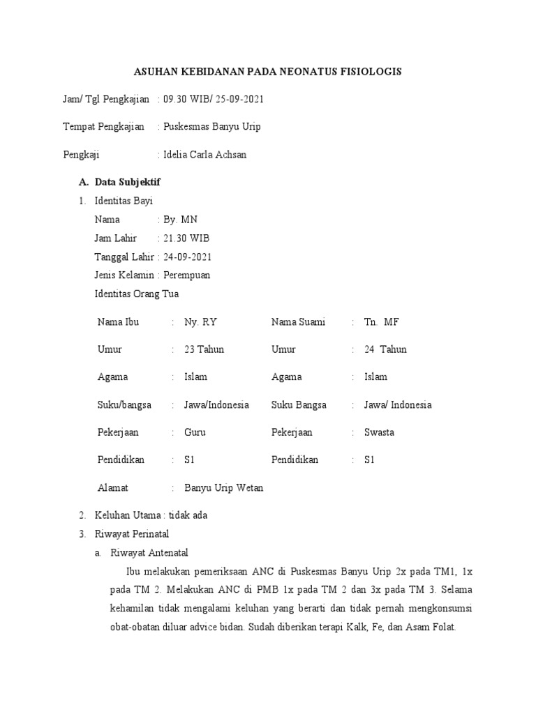 SOAP BBL 12 Jam | PDF