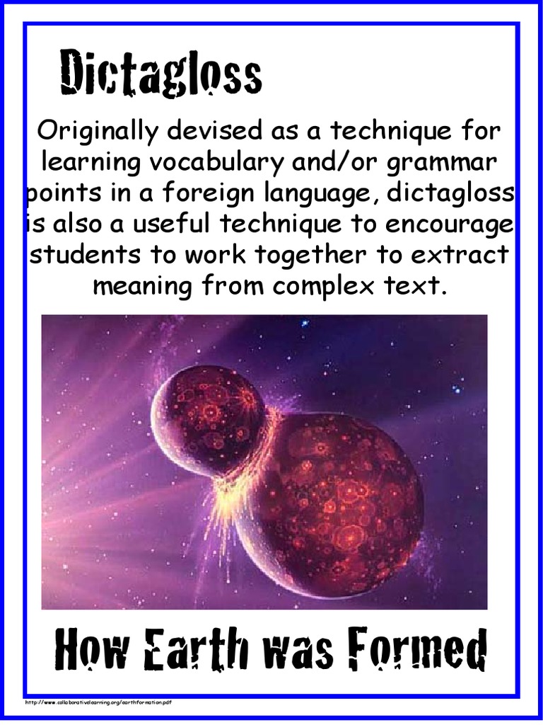 How Earth Was Formed | PDF | Rock (Geology) | Gases