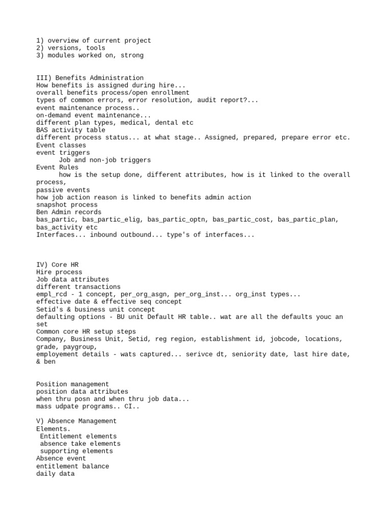 PeopleSoft Interview Questions | PDF | Software | Information Age