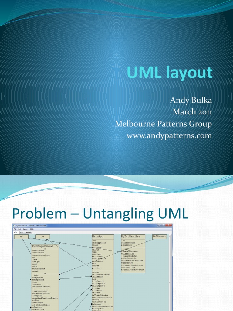 UML Graph Layout - Andy Talk - March 2011 | PDF | Discrete Mathematics ...