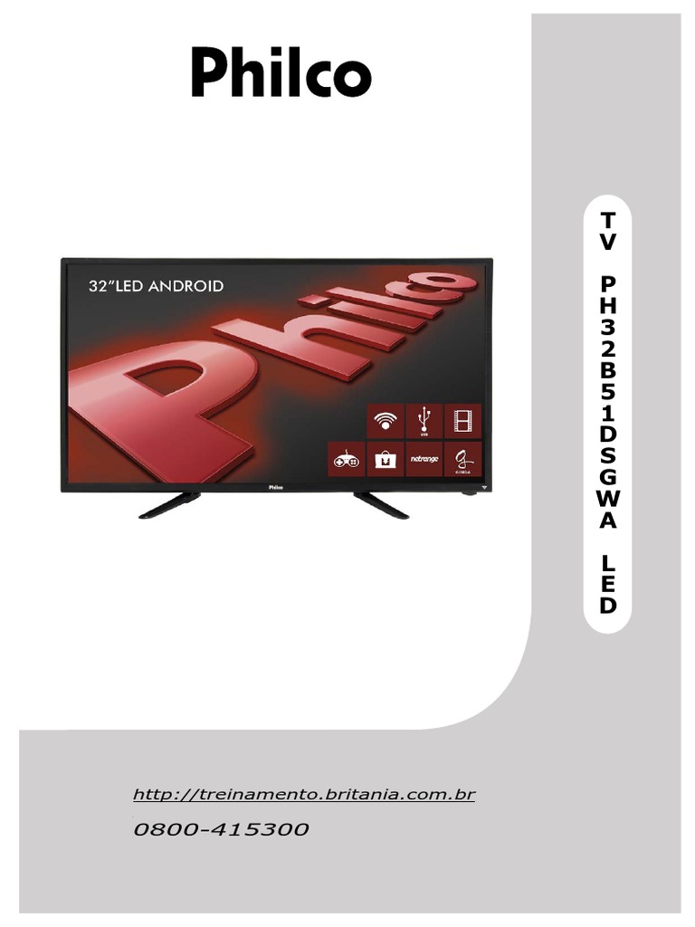 Philco+PH32B51DSGWA+LED+Ver A | PDF
