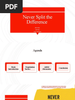 Never Split The Difference by Chris Voss | PDF | Negotiation | Empathy