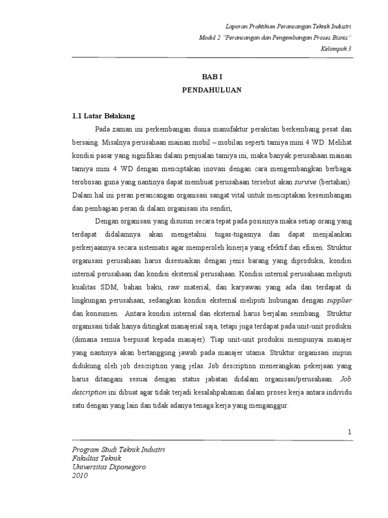 Laporan PTI Kel 3 Modul 2 SELESAI | PDF | Bisnis