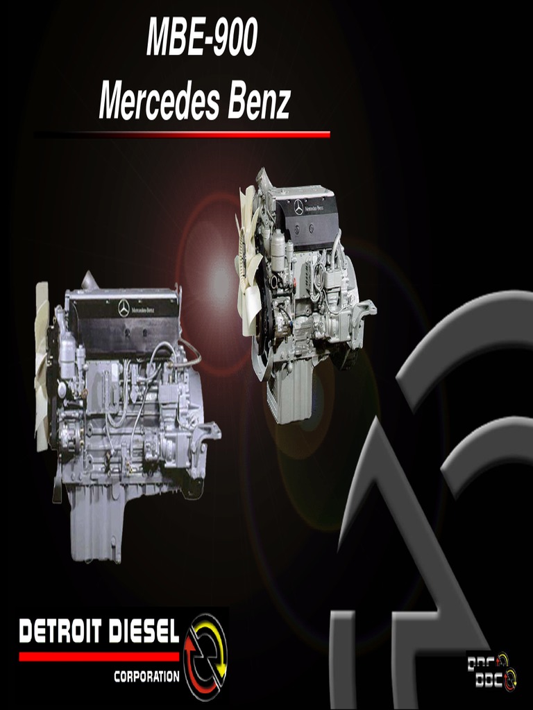MBE-900 Mercedes Benz | PDF | Piston | Turbocharger