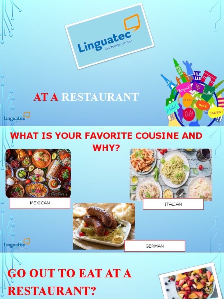 b2 - at A Restaurant | PDF