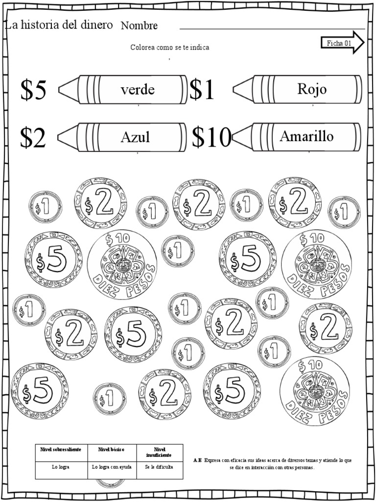 Hojas De Trabajo De Monedas Imprimibles 13 Ideas De El Manejo Del