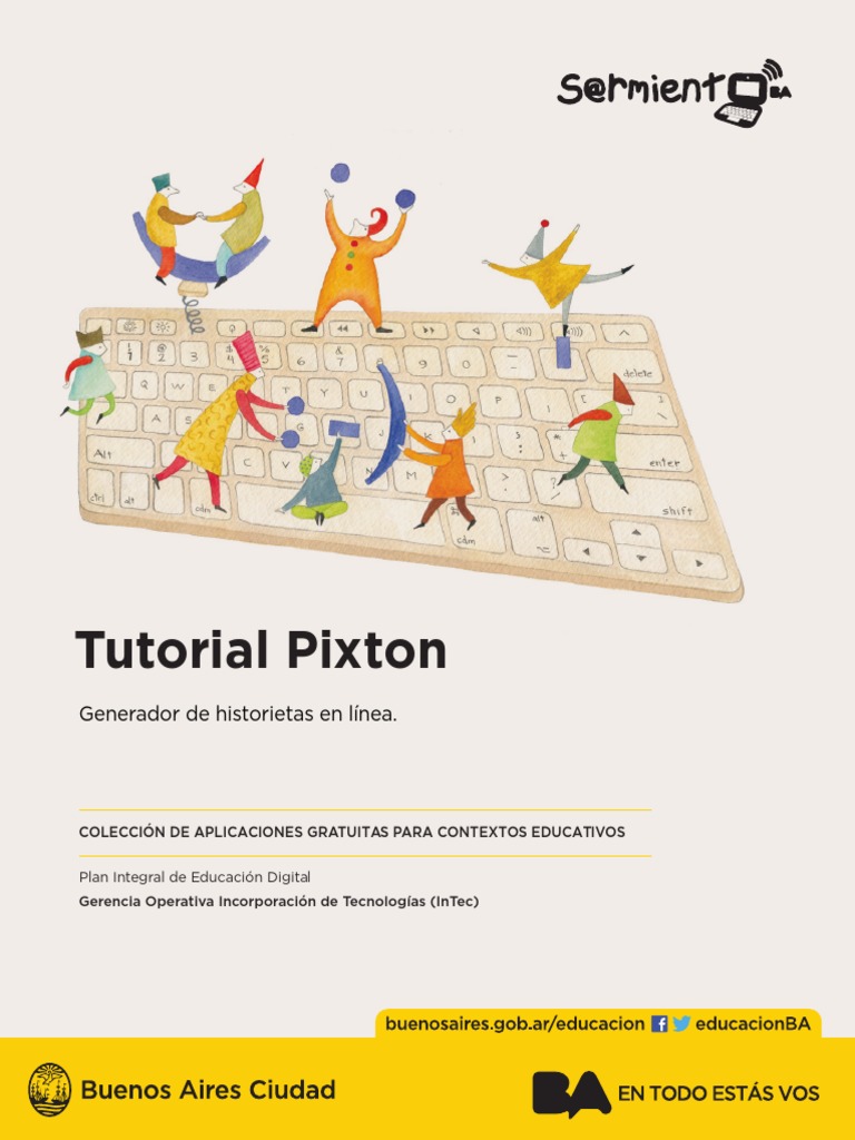 Tutorial Pixton | PDF | Internet | Tecnología de información y comunicaciones