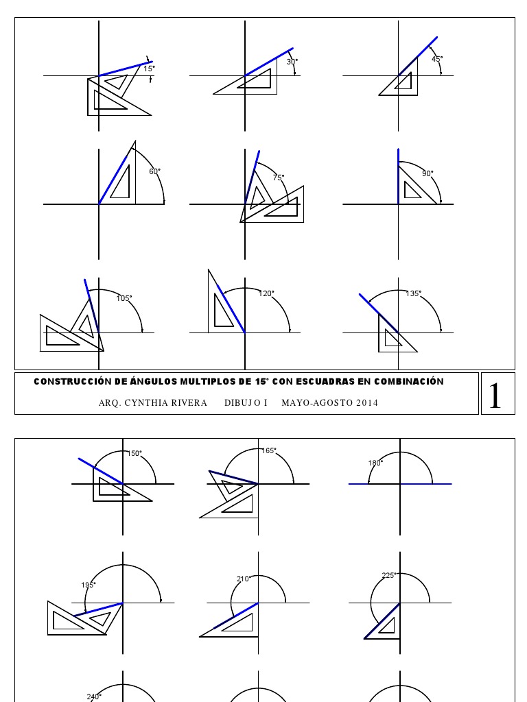 Construcción de Angulos | PDF