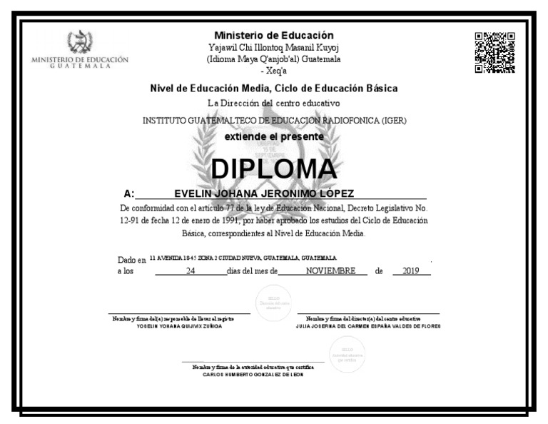 Diploma Editable | PDF