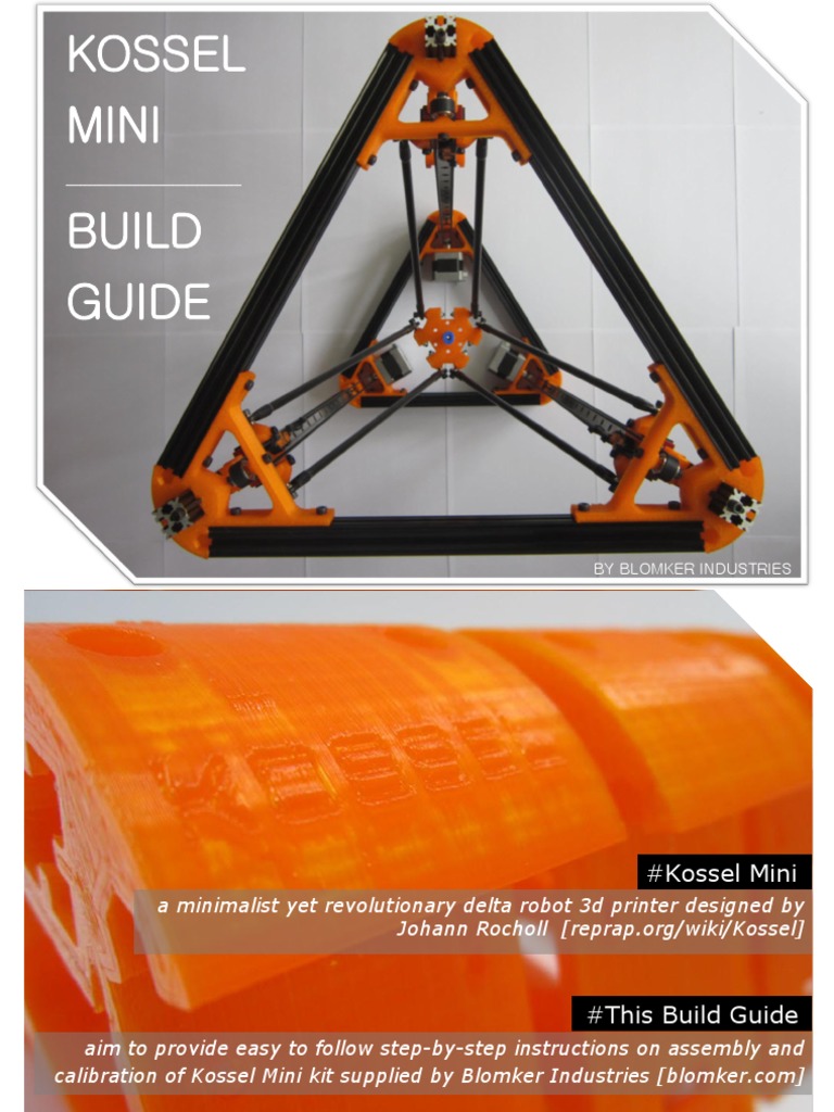 Kossel Mini Assembly Guide V10 Pdf Screw Extrusion 0352