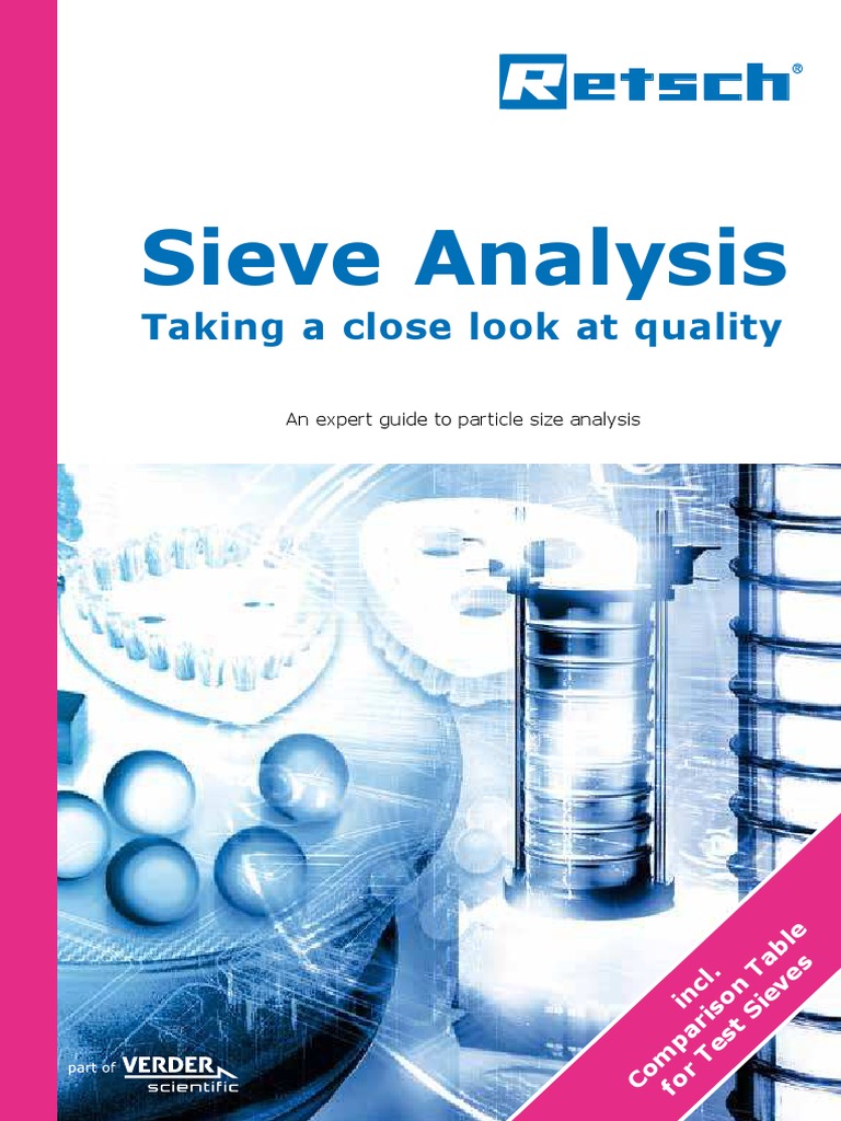 Sieve Analysis Taking A Close Look at Qu | Download Free PDF | Chemistry | Applied And ...
