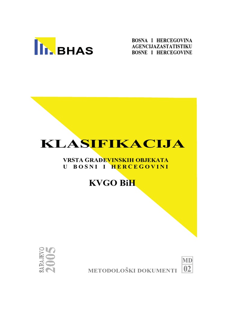 Klasifikacija Vrsta Građevinskih Objekata | PDF
