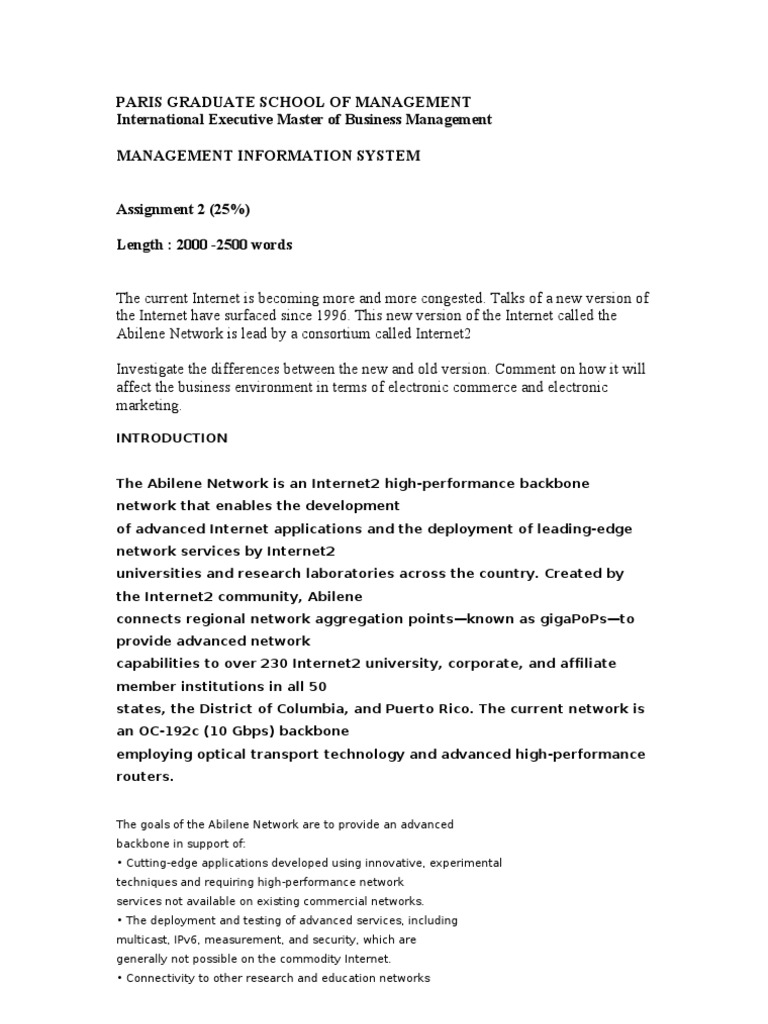 Mis 2 | PDF | Internet | Computer Network
