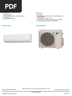Submittal FHQ24MVJU - RZQ24MVJU 07-06 - Daikin | PDF | Building ...