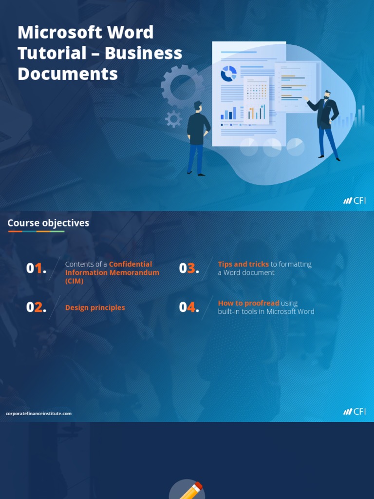 Microsoft Word Business Document Course | PDF | Microsoft Word ...