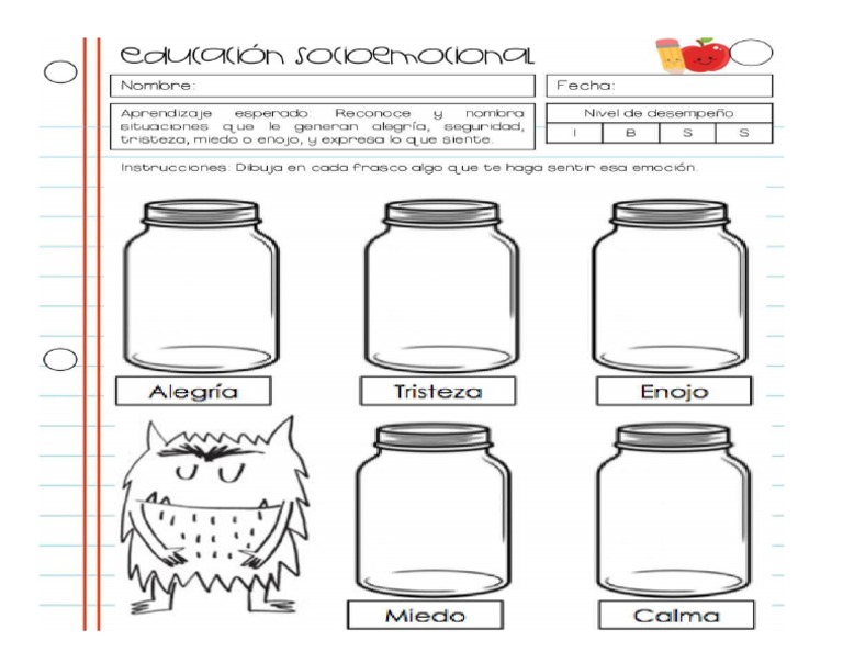 Frasco de Las Emociones | PDF