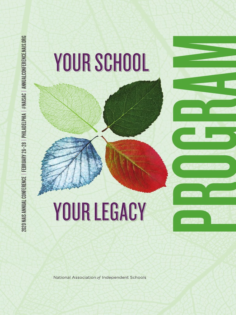 2020 NAIS Ac Program Final | PDF | Teachers | Schools
