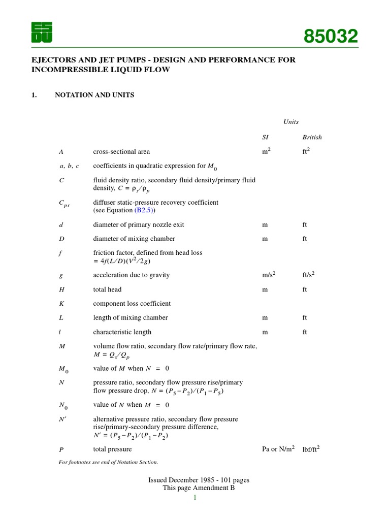 Ejectors and Jet Pumps - Design and Perfo 2 | PDF | Pump | Jet Engine