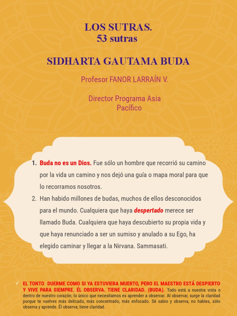 Sutras | PDF | Amor | Gautama Buddha