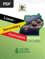 Senior Four Physics Scheme of Work | PDF | Curriculum | Electricity