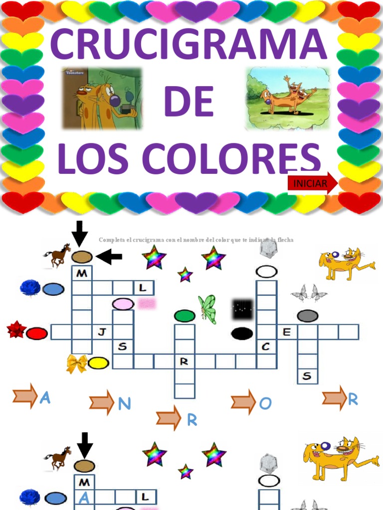 Crucigrama de Colores | PDF
