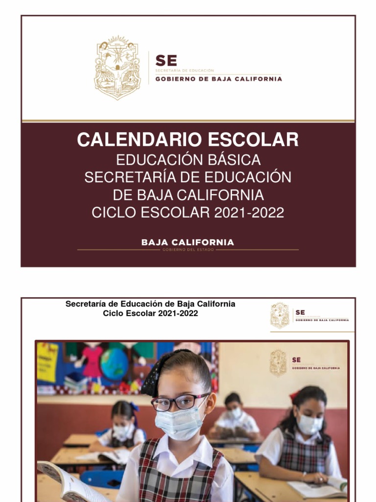 BC CALENDARIO ESCOLAR 21-22 Presentacion Modificada | PDF | Calendario