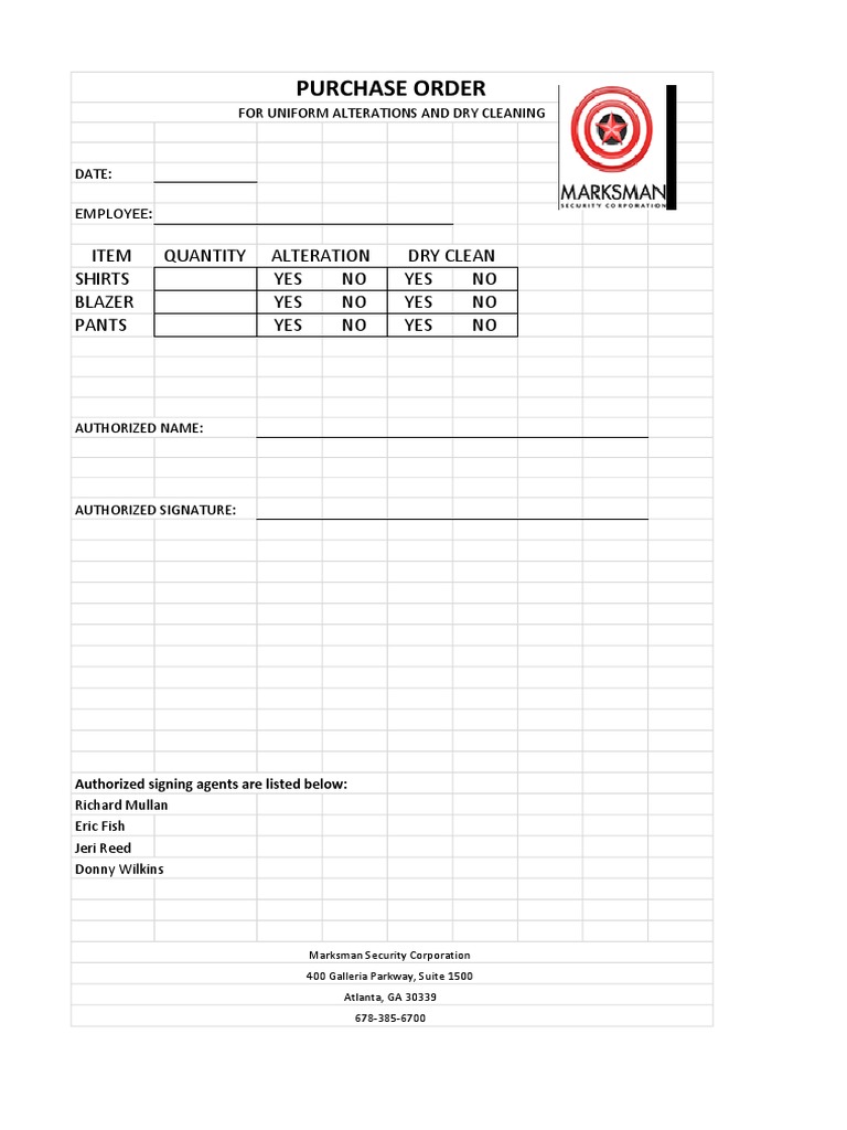 Alterations Form | PDF