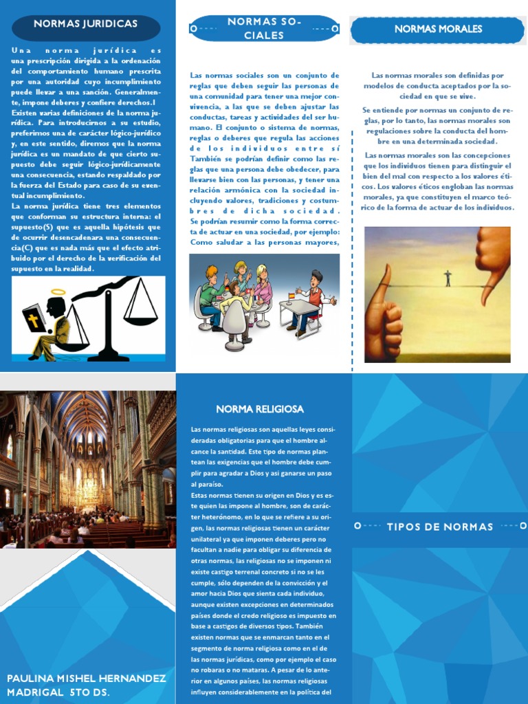 Tipos de Normas Derecho I | Descargar gratis PDF | Principios éticos ...