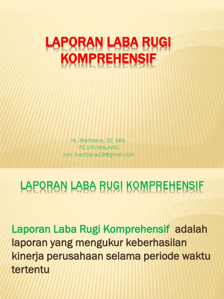 4.a.laba Rugi Komprehensif-22 | PDF