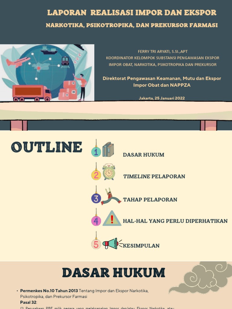 Paparan - Ditwas KMEI - Laporan Realisasi Impor Dan Ekspor NPP | PDF