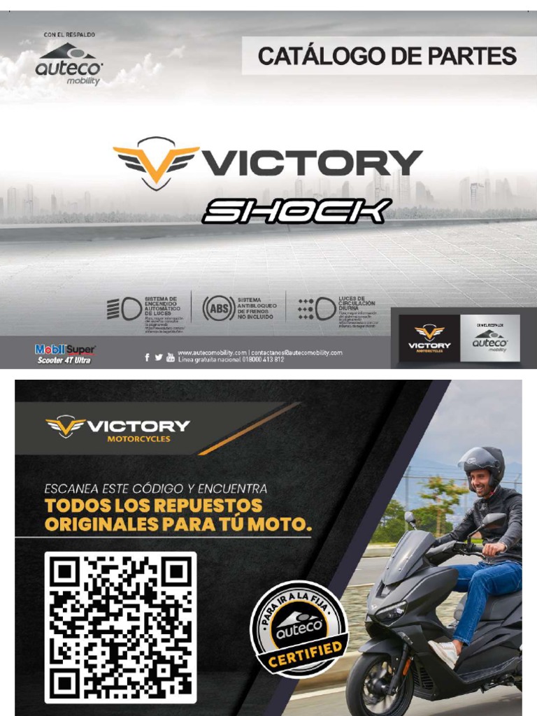 Manual de Partes Victory Shock | PDF | Arandela (Hardware) | Embrague