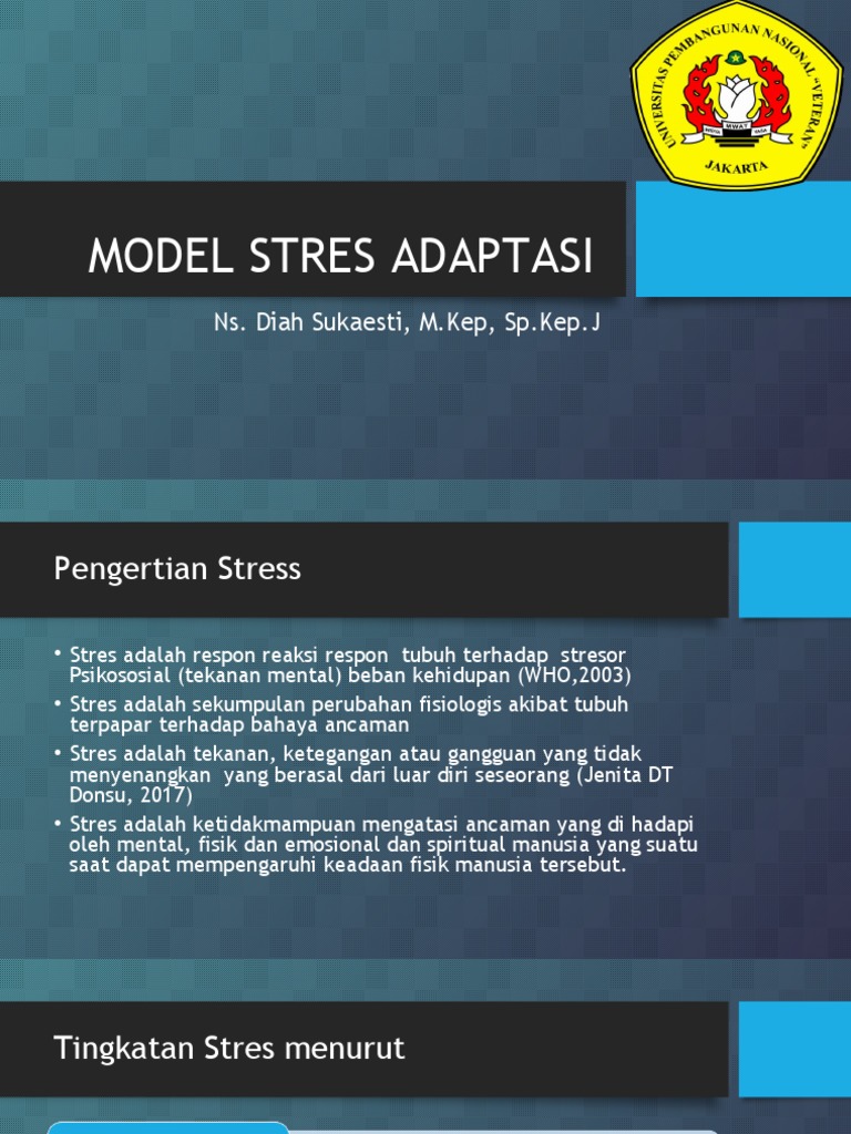 Model Stres Adaptasi | PDF | Pengembangan Diri