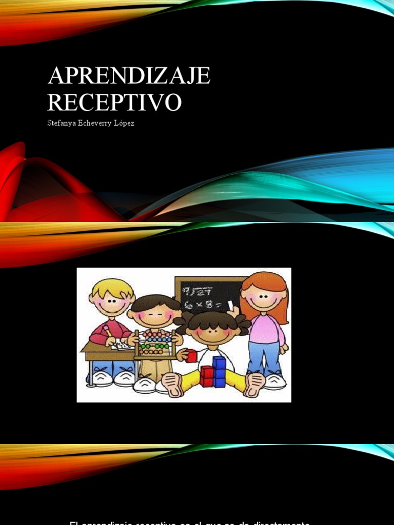 Aprendizaje Receptivo | PDF | Aprendizaje | Memoria
